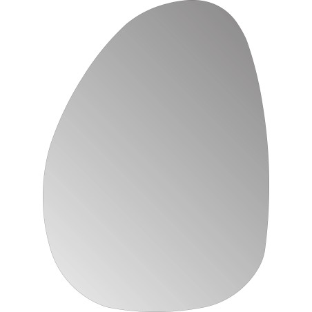 Dali Mirror with Irregular Shape and LED Lighting Dimension 67x92 cm